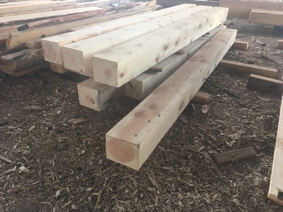 GFWP | 8", 10" & 12" Rough Cut Lumber for Timber Frames, Posts