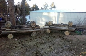 Log Benches